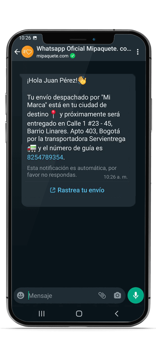 Estado de envíos y entregas | Mi paquete